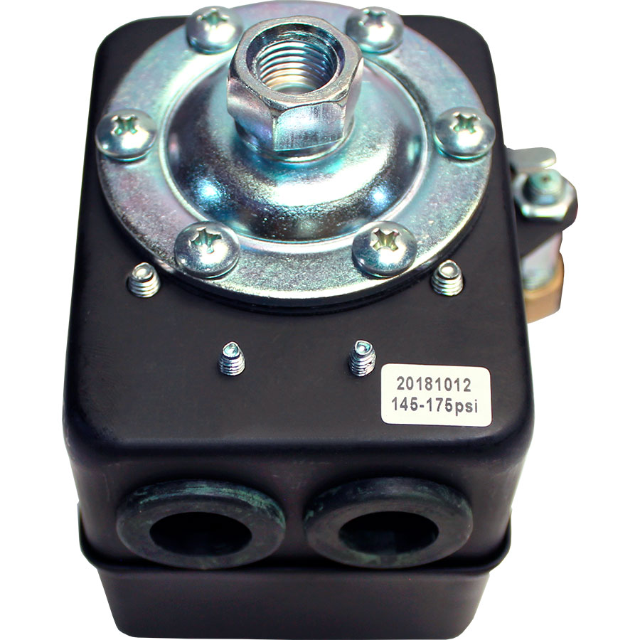Presostato Automático Industrial 1 Vía 250PSI Para Compresor - Fabriles