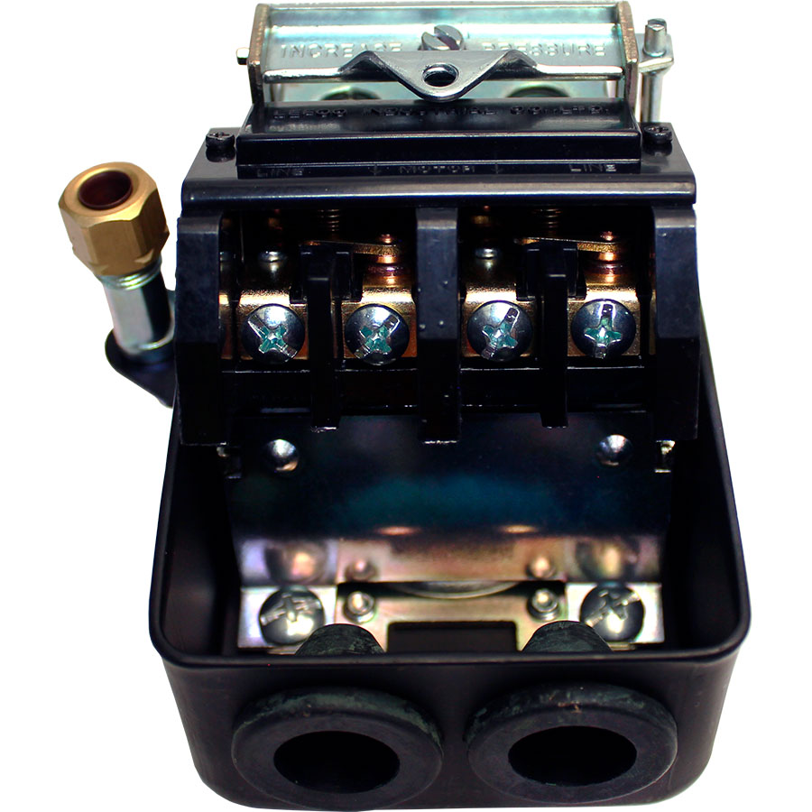 Presostato Automático Industrial 1 Vía 250PSI Para Compresor - Fabriles
