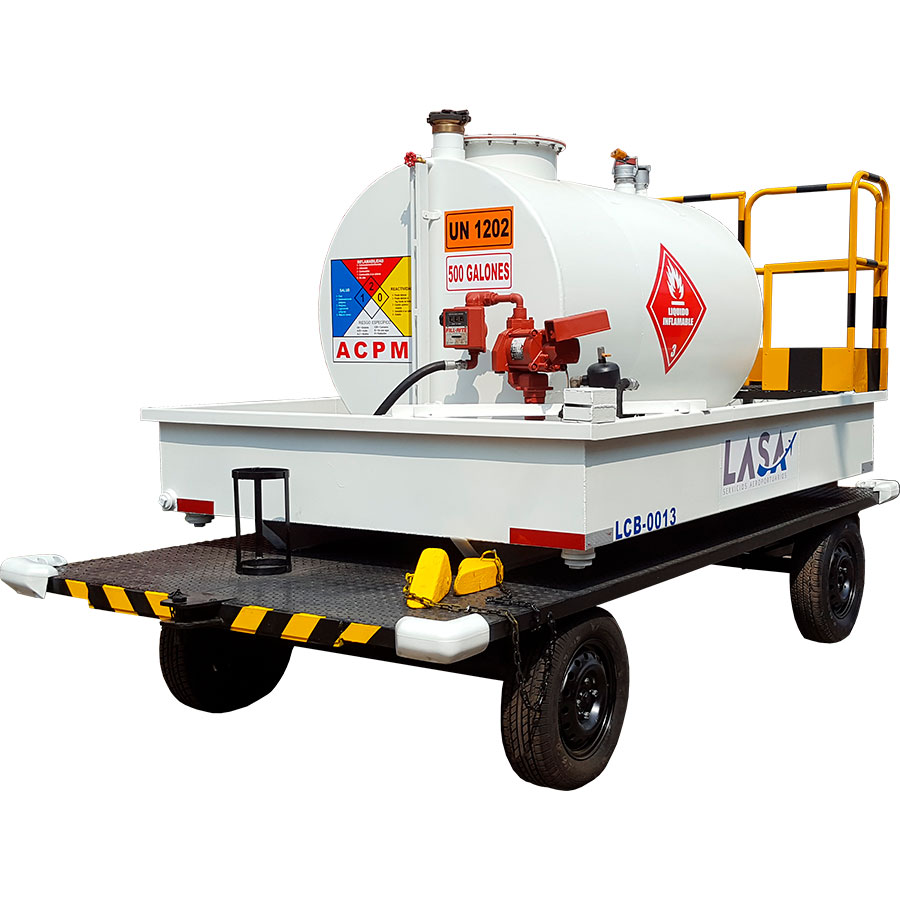 Tanque De ACPM Con Remolque 500 Galones - Fabriles